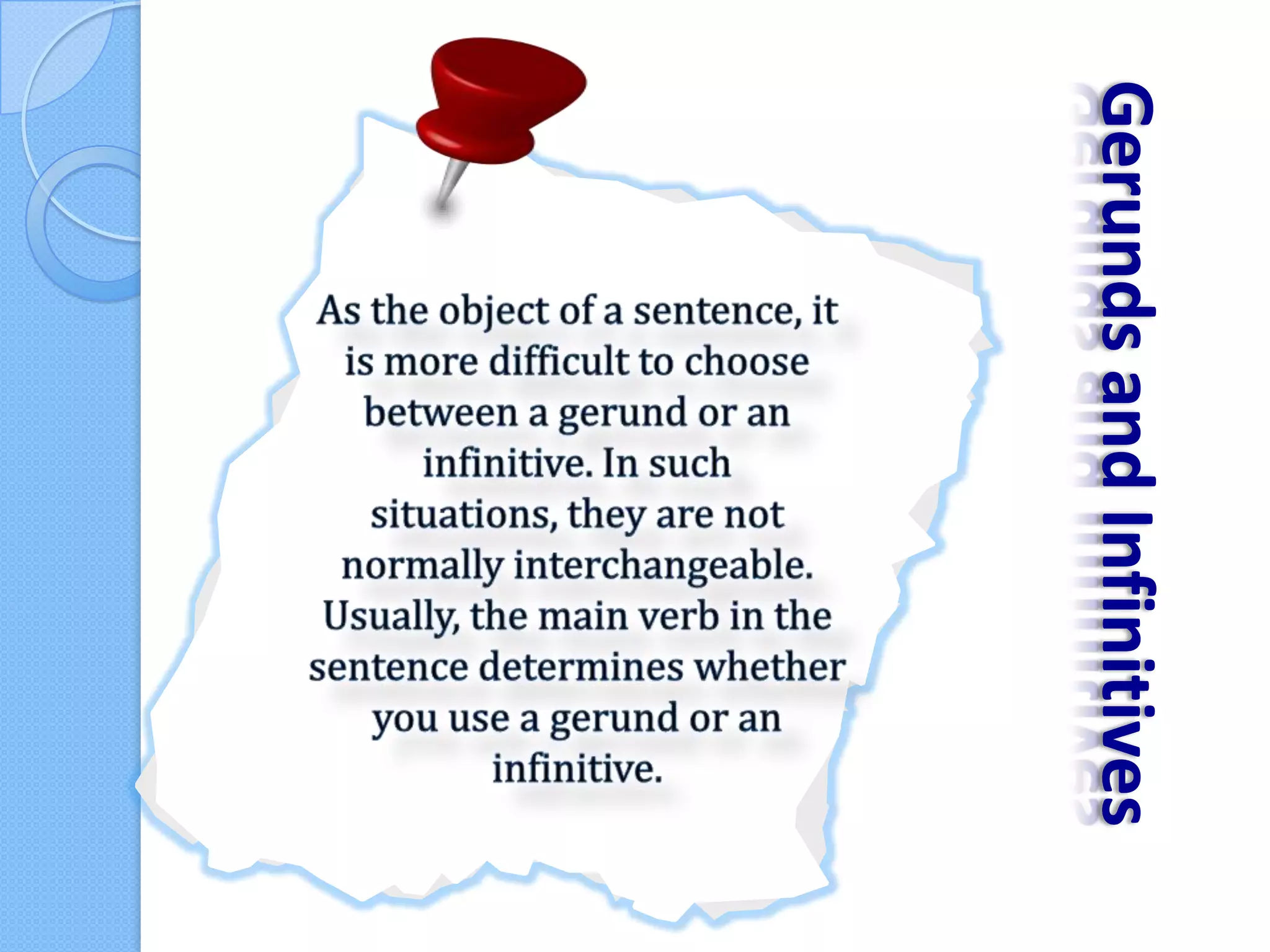 Gerunds and infinitives | PPTX