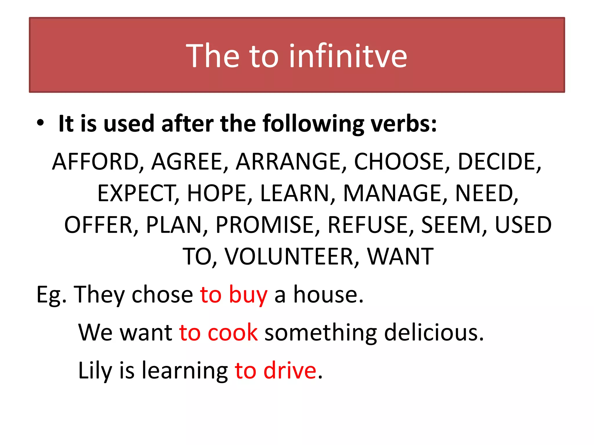 Gerunds and infinitives | PPTX