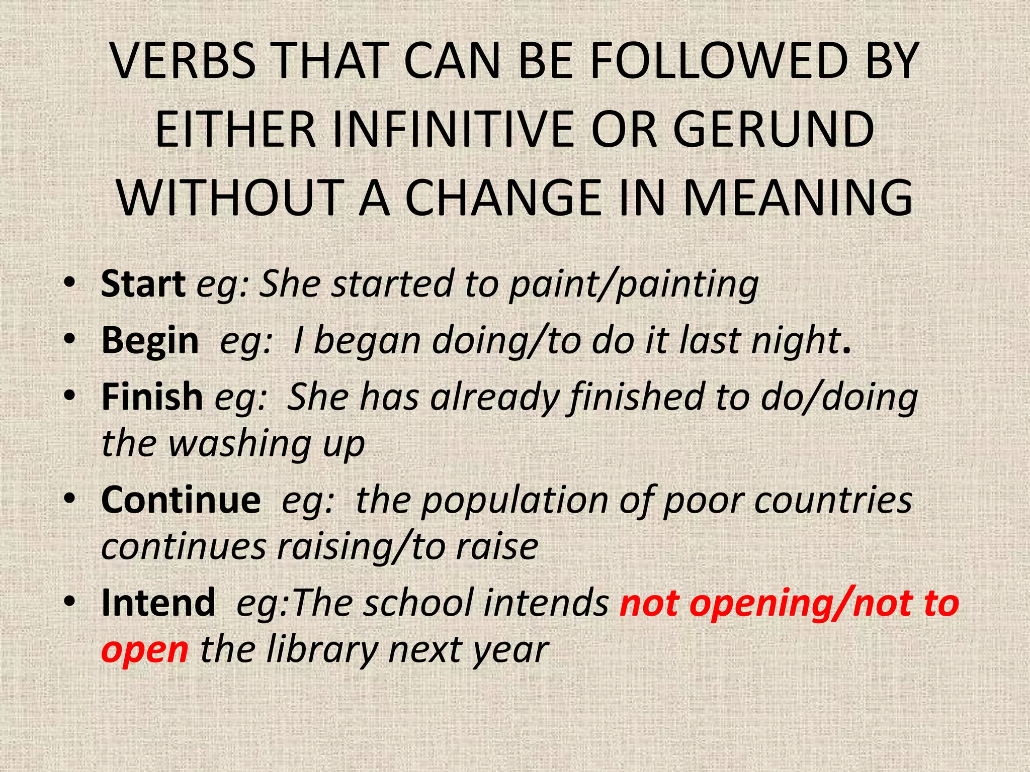 Gerunds and infinitives | PPTX
