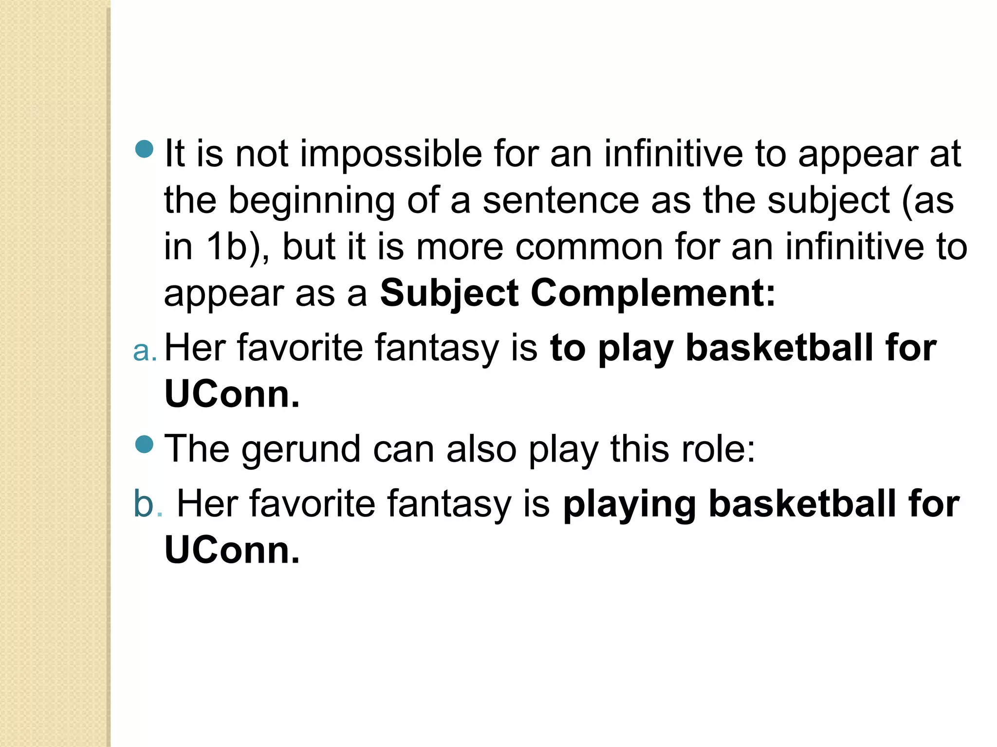 Gerunds and infinitives | PPT | Fitness and Exercise | Healthy Living