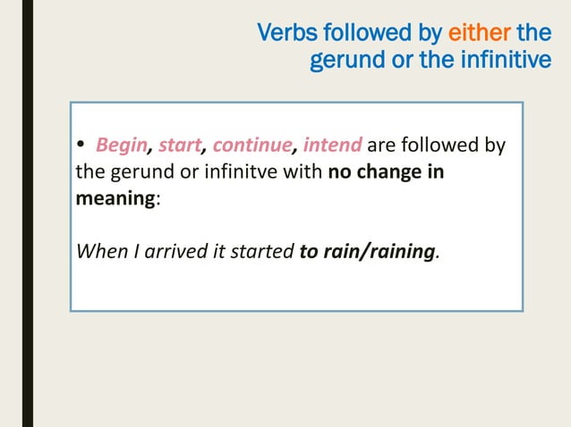 Gerunds and infinitives | PDF