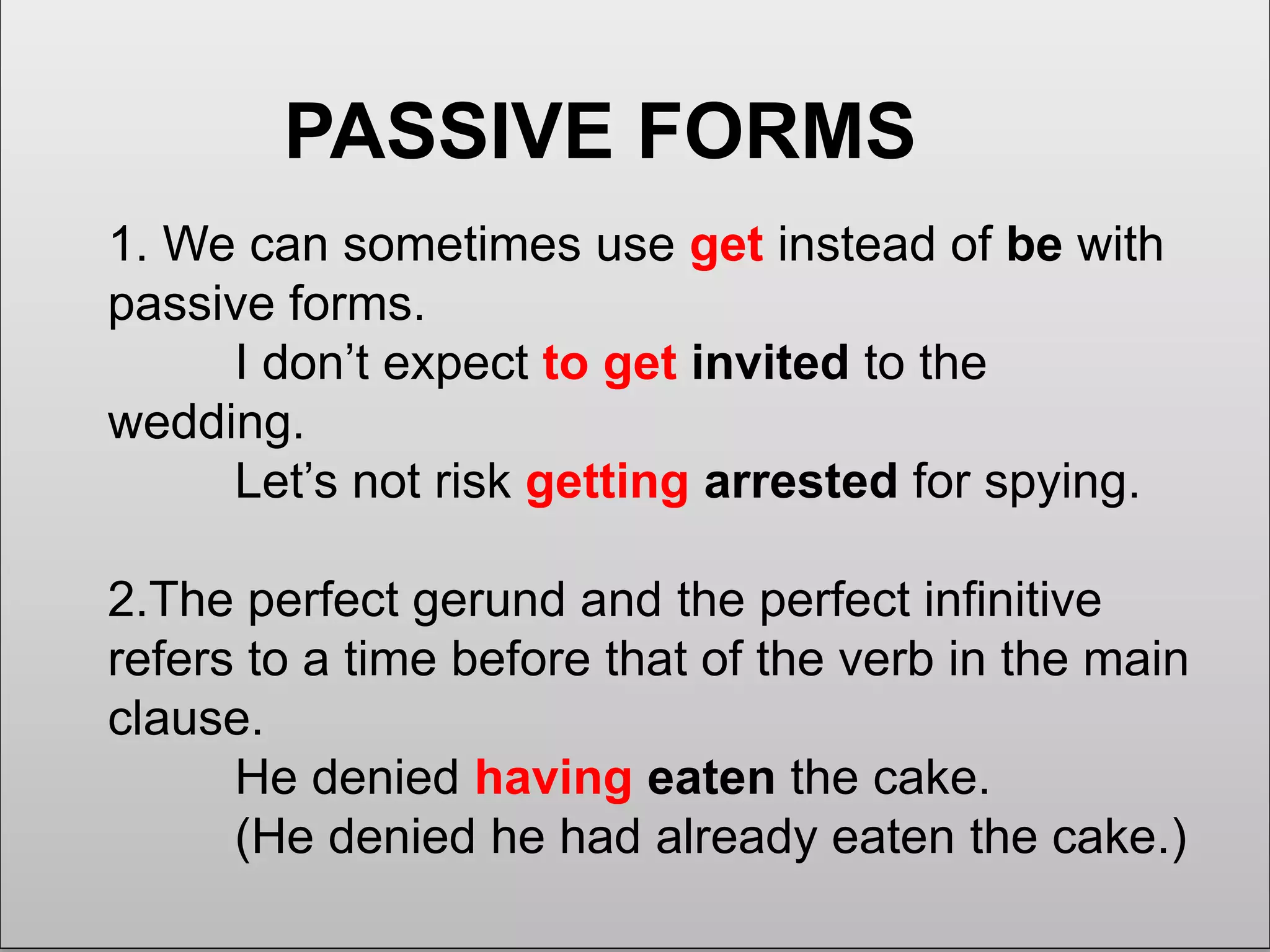 Gerunds and infinitives | PPTX