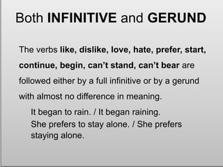 Gerunds and infinitives | PPTX
