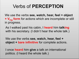 Gerunds and infinitives | PPTX