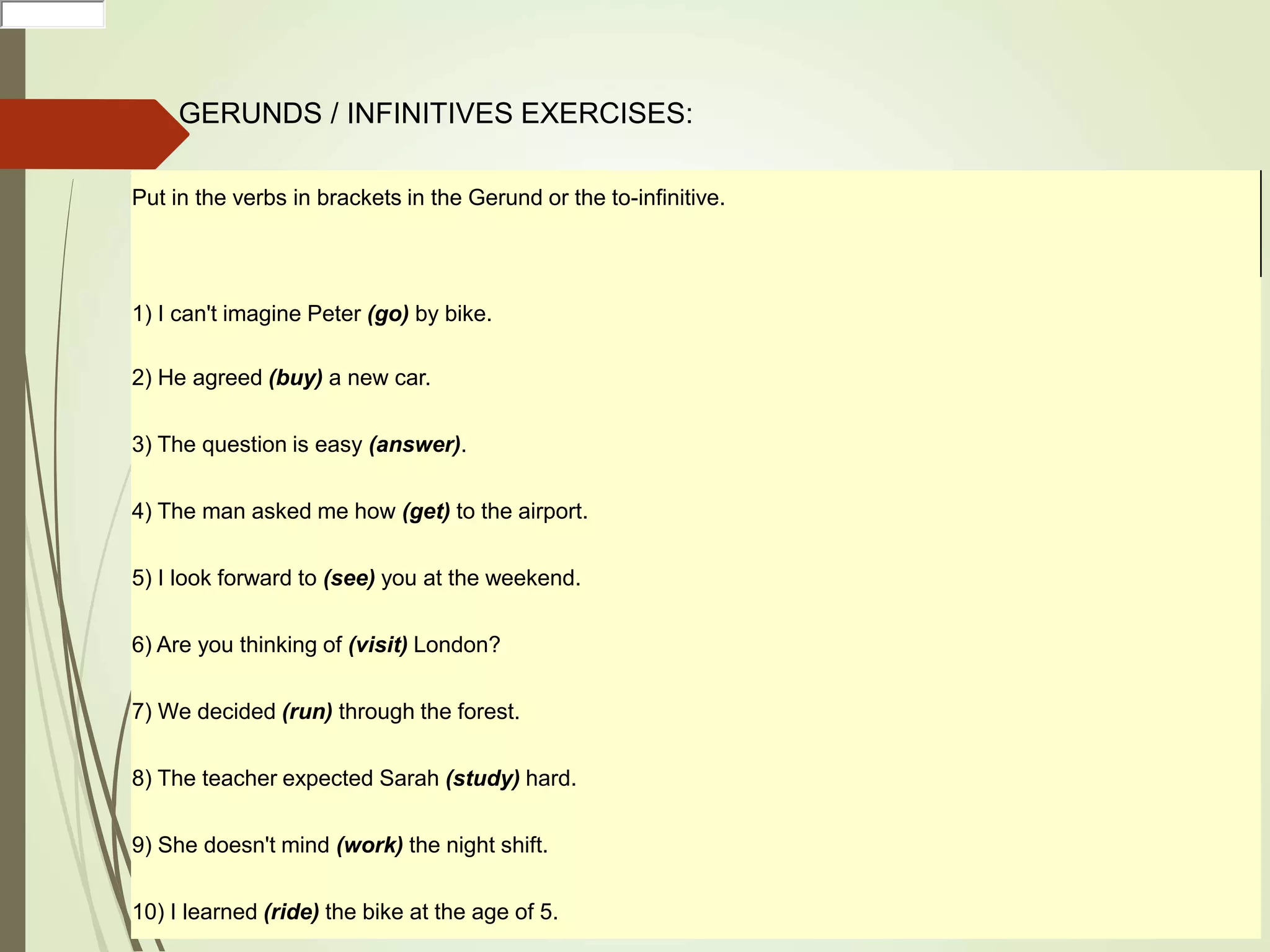 Gerunds and infinitives.ppt