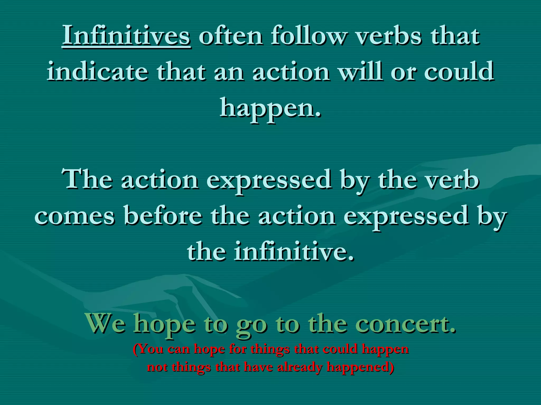 Gerunds and infinitives 9 | PPT