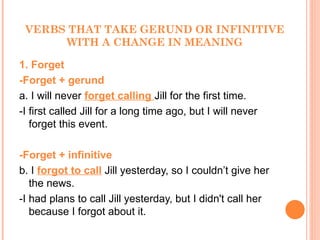 GERUNDS AND INFINITIVES-MEANING CHANGE-PPT.ppt