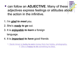Gerunds and infinitives ii | PPT | Education
