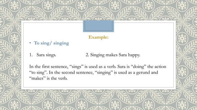 Gerunds as subjects and subject complements , gerunds as object | PPTX