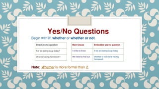 Embedded questions | PPT