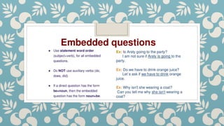 Embedded questions | PPTX