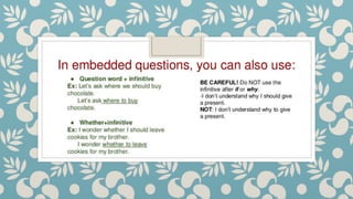 Embedded questions | PPTX