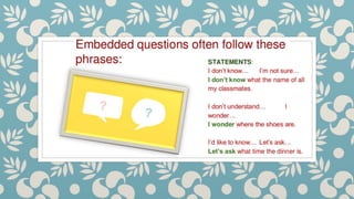 Embedded questions | PPT