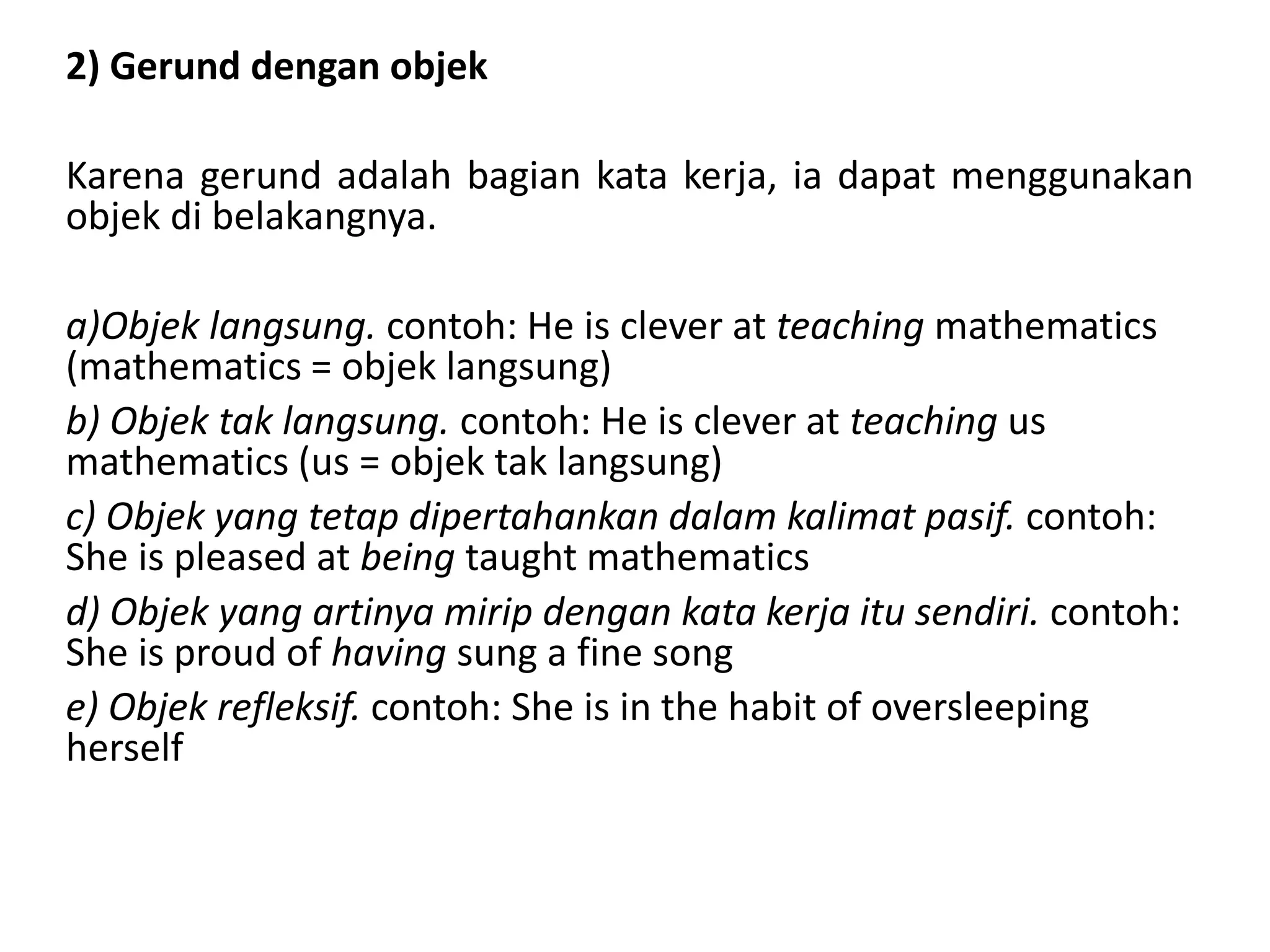 English Gerund | PPT