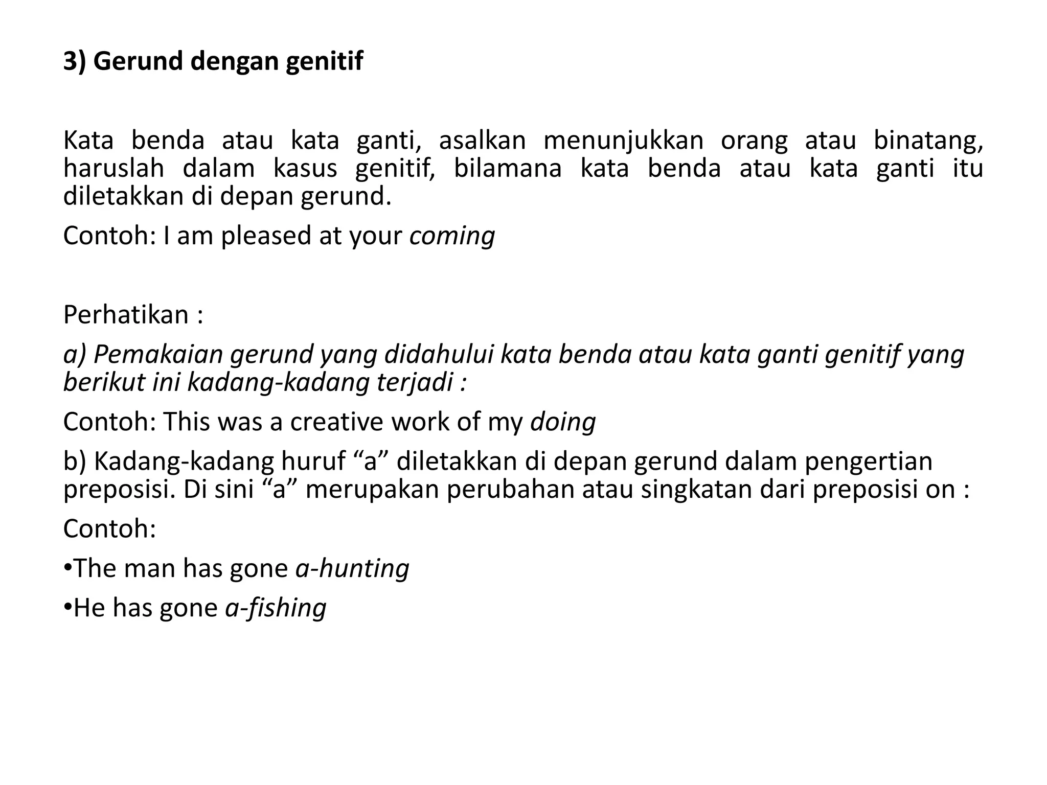 English Gerund | PPT