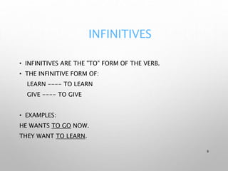 Gerunds & Infinitives .ppt