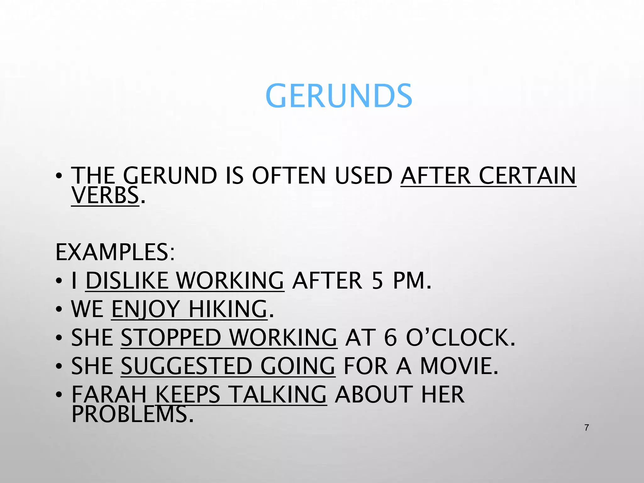 Gerunds & Infinitives .ppt