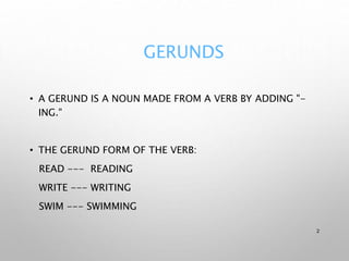 Gerunds & Infinitives .ppt