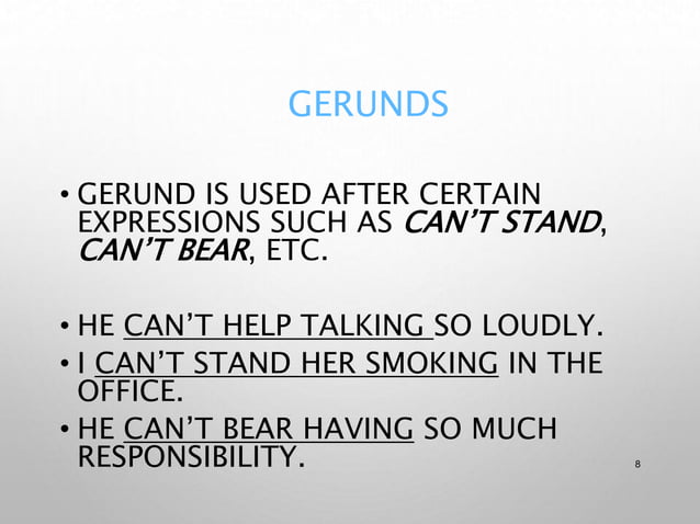 Gerunds & Infinitives .ppt
