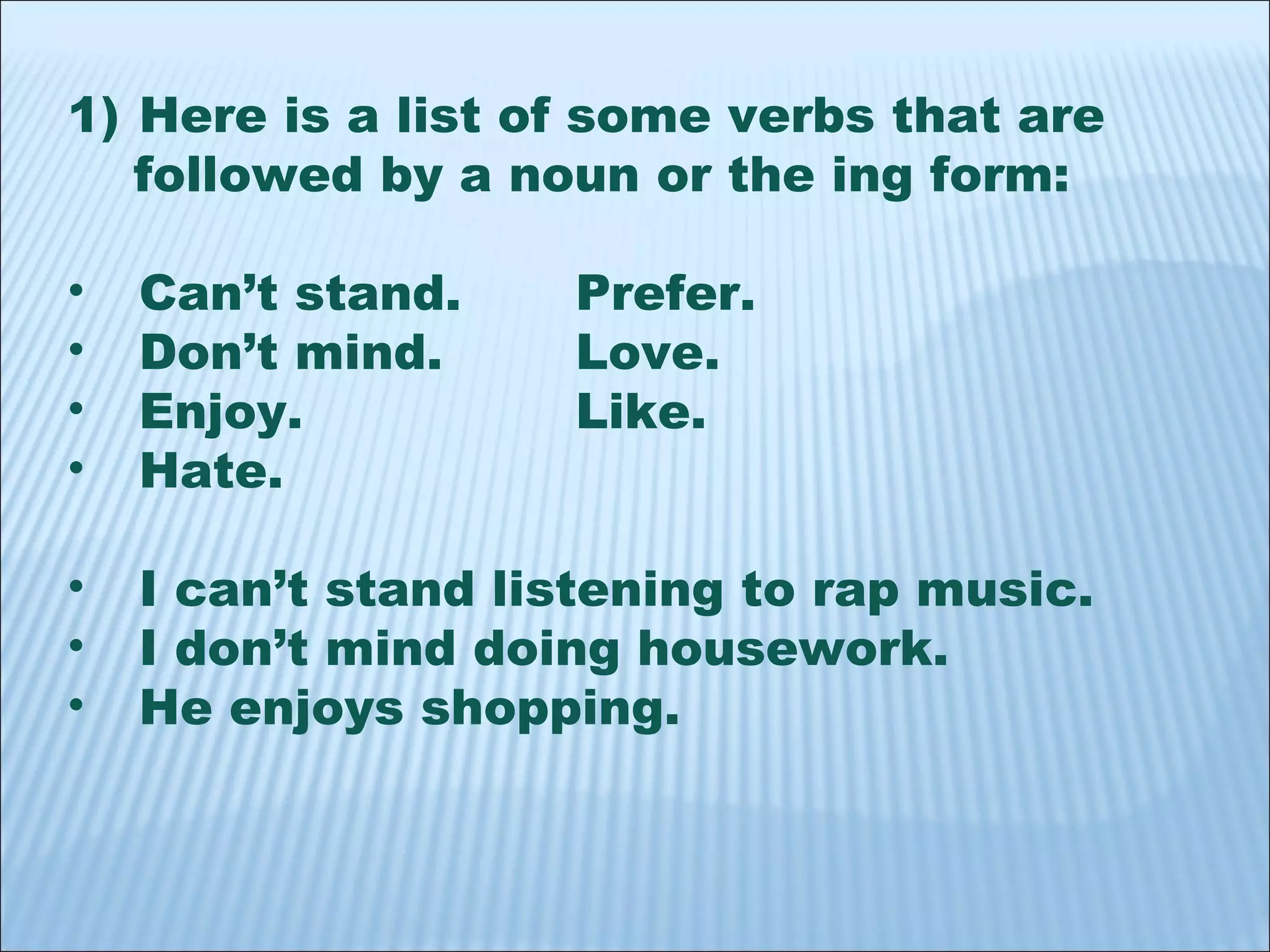 Gerunds or infinitive iiº ppt | PPT