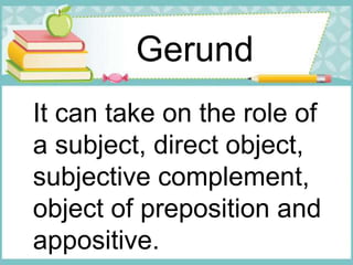 Gerunds ppt | PPTX