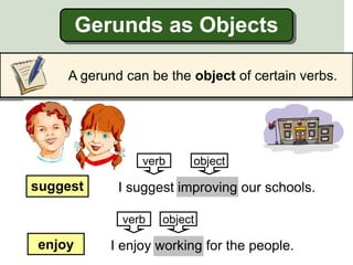 Gerunds subjects and objects | PPTX