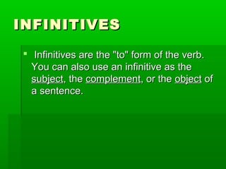 Gerundsvsinfitives | PPT