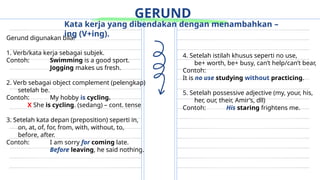 Gerund and To infinitive presentation.pptx | Islam | Religion & Spirituality