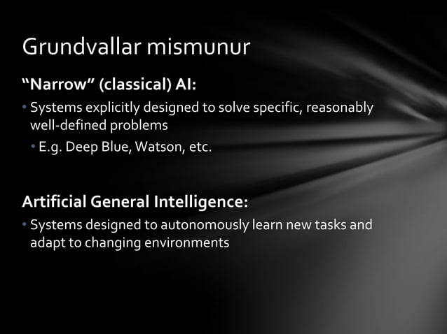 Gervigreind | PPT