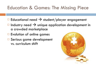 Now Loading: Classroom, Game . . . One and the Same! | PPT