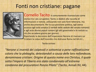 Gesù fonti- storiche | PPTX