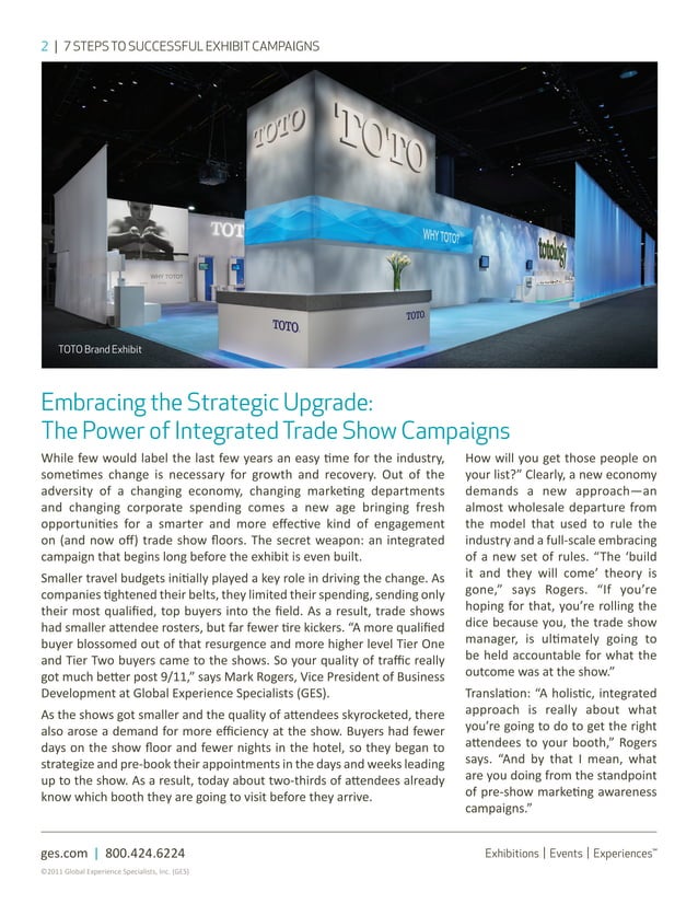 7steps to exhibit success-GES | PDF