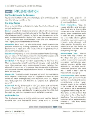 7steps to exhibit success-GES | PDF