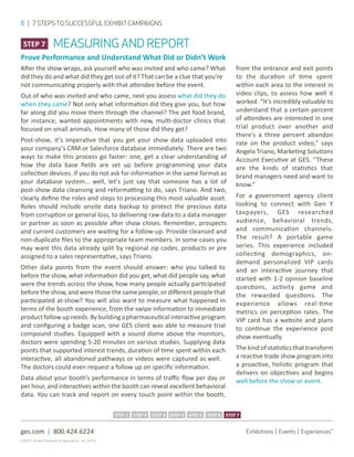 7steps to exhibit success-GES | PDF