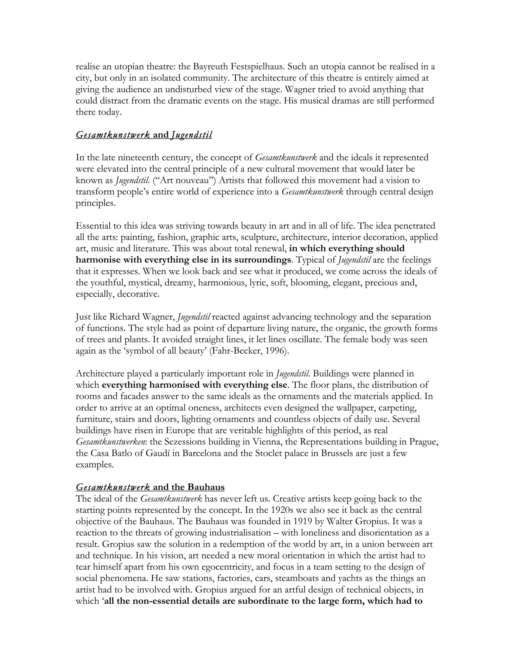 Gesamtkunstwerk | PDF