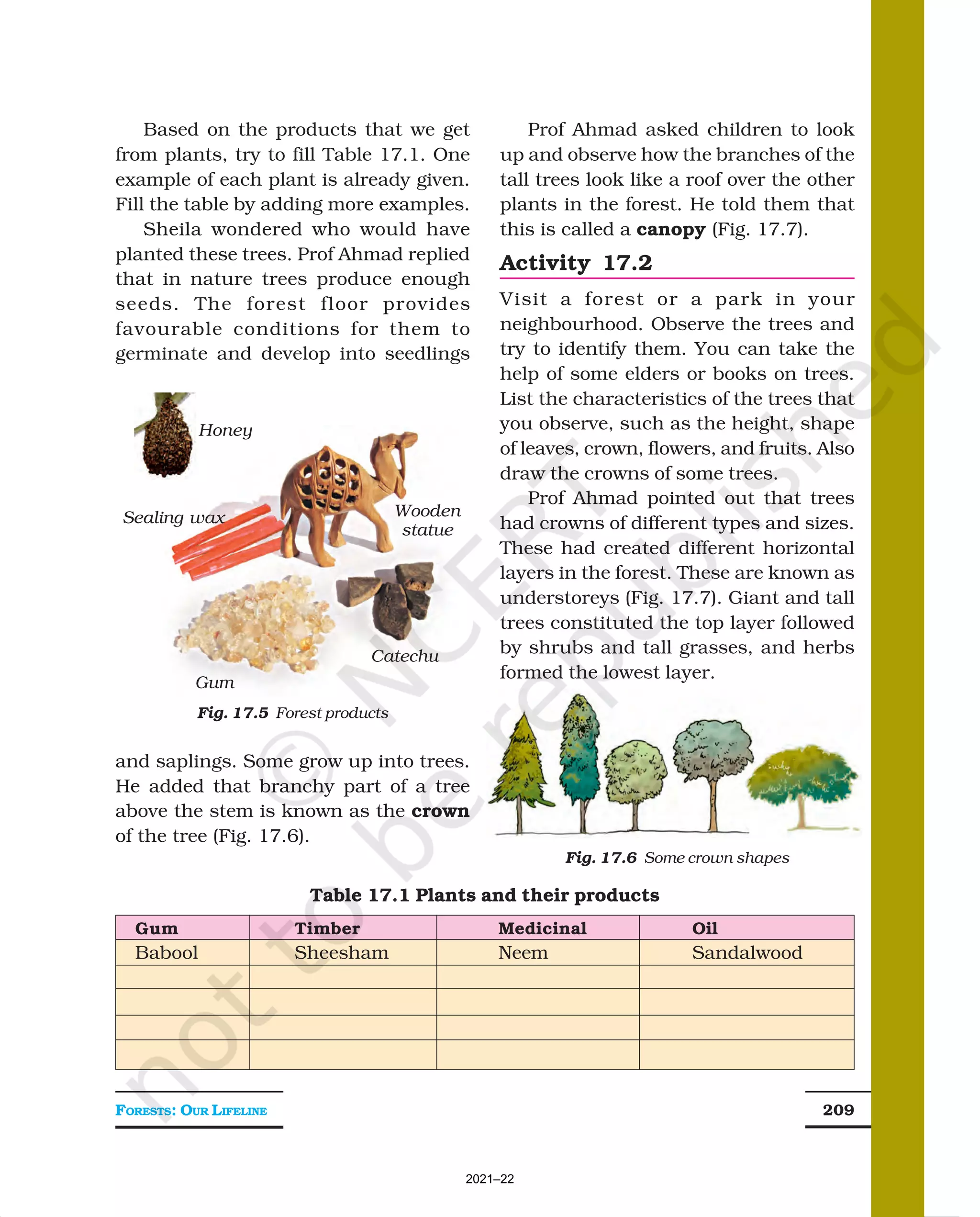 Ch-17 Forest:Our Lifeline of Class 7 Science | PDF