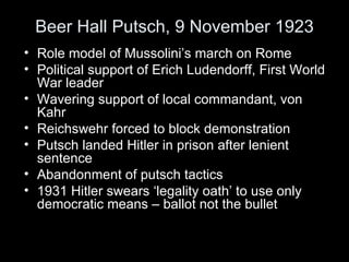 Geschiedenis germany - the rise of extremism after world war i | PPT
