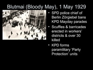 Geschiedenis germany - the rise of extremism after world war i | PPT