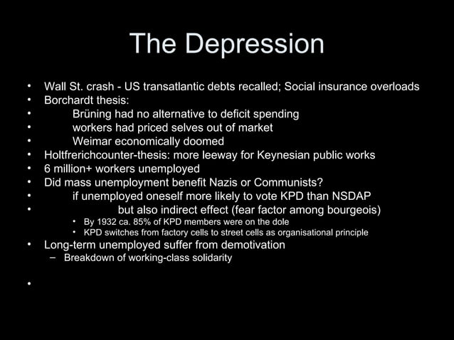 Geschiedenis germany - the rise of extremism after world war i | PPT