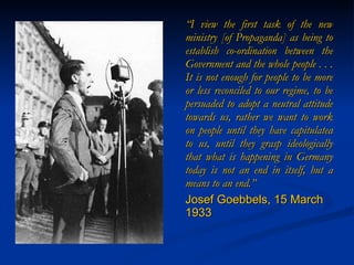 Nazi propaganda and resistance | PPT