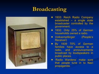 Nazi propaganda and resistance | PPT