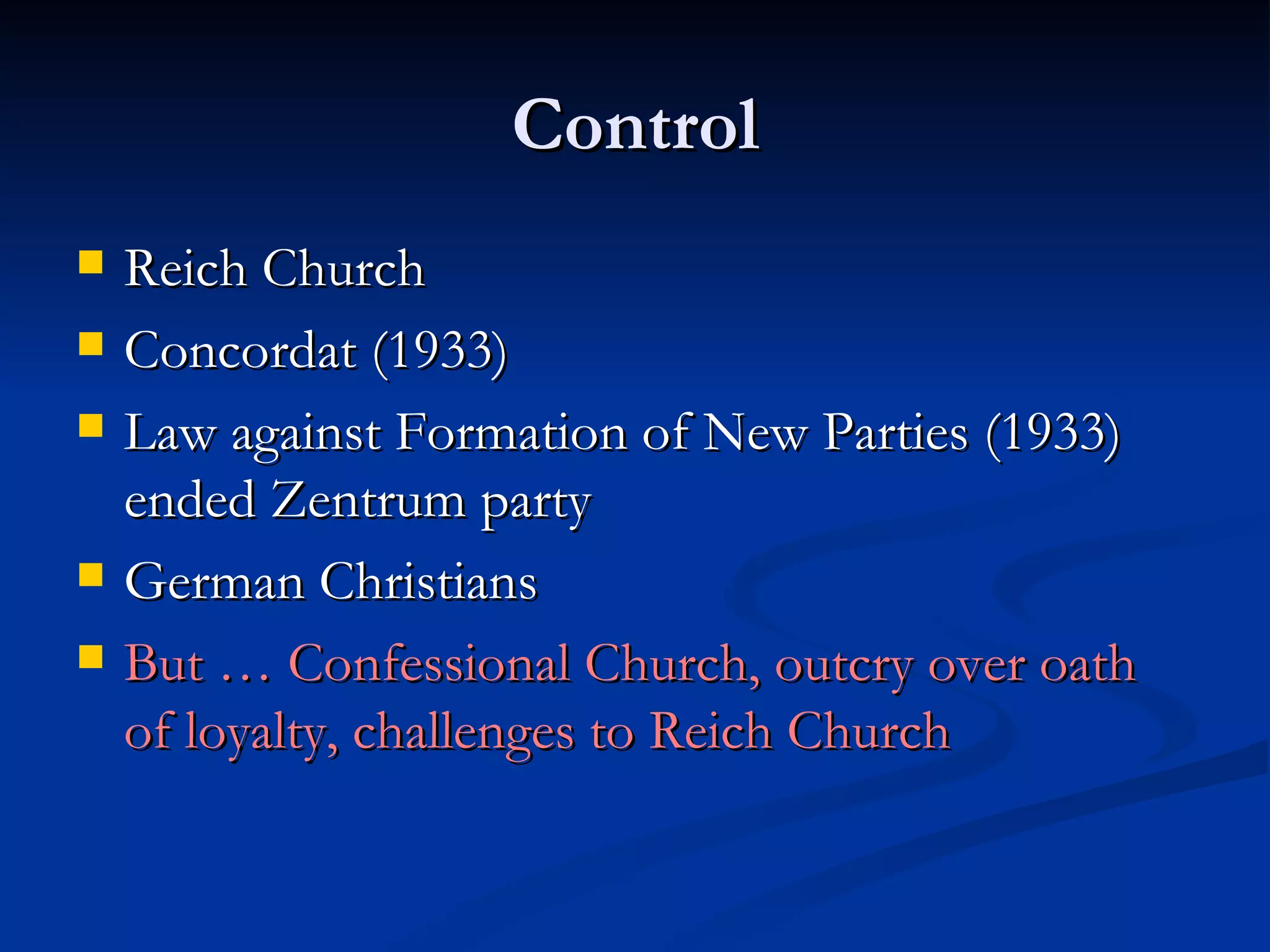 Nazism and the church | PPT