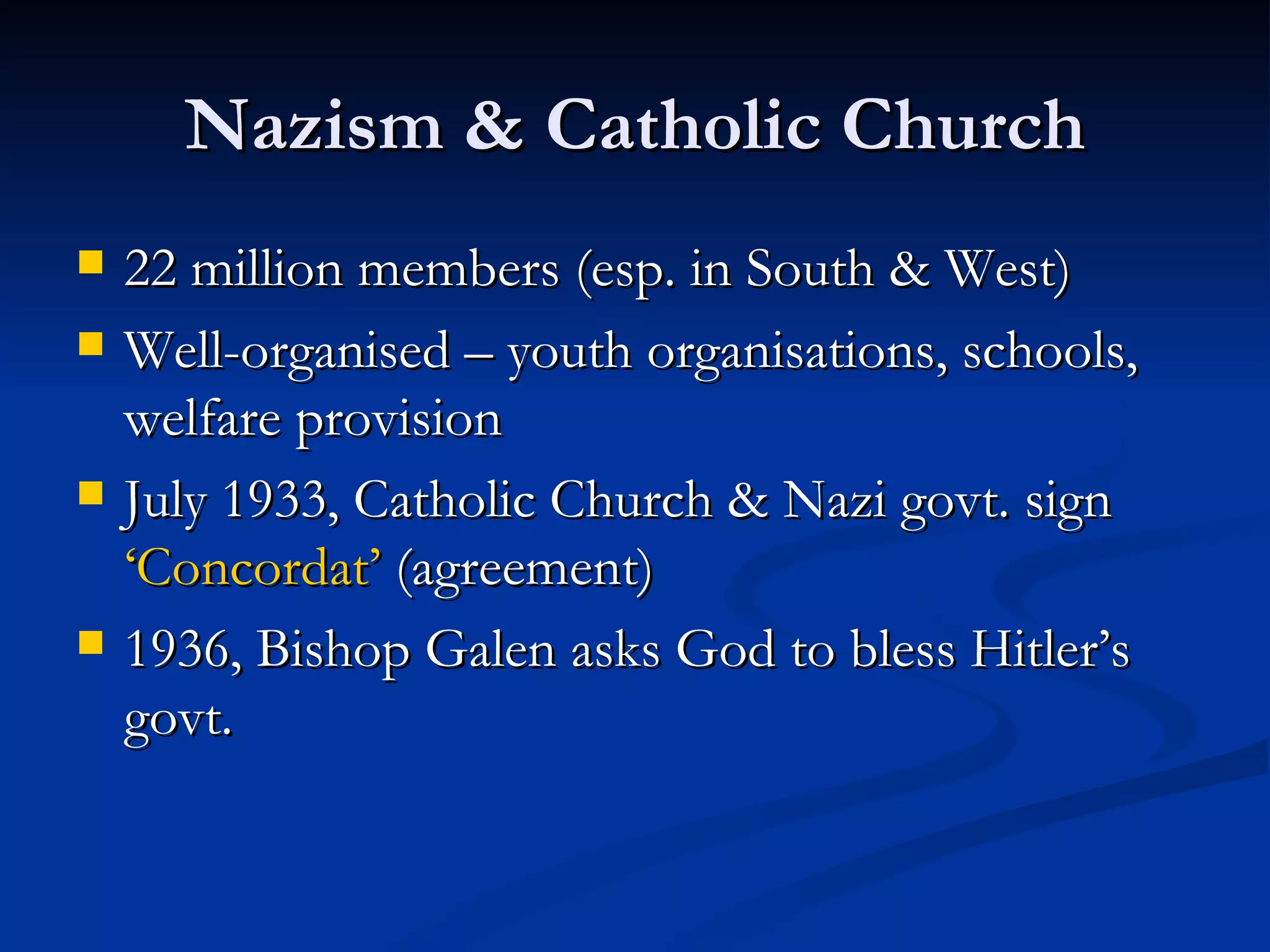 Nazism and the church | PPT