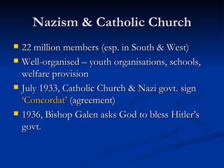 Nazism and the church | PPT