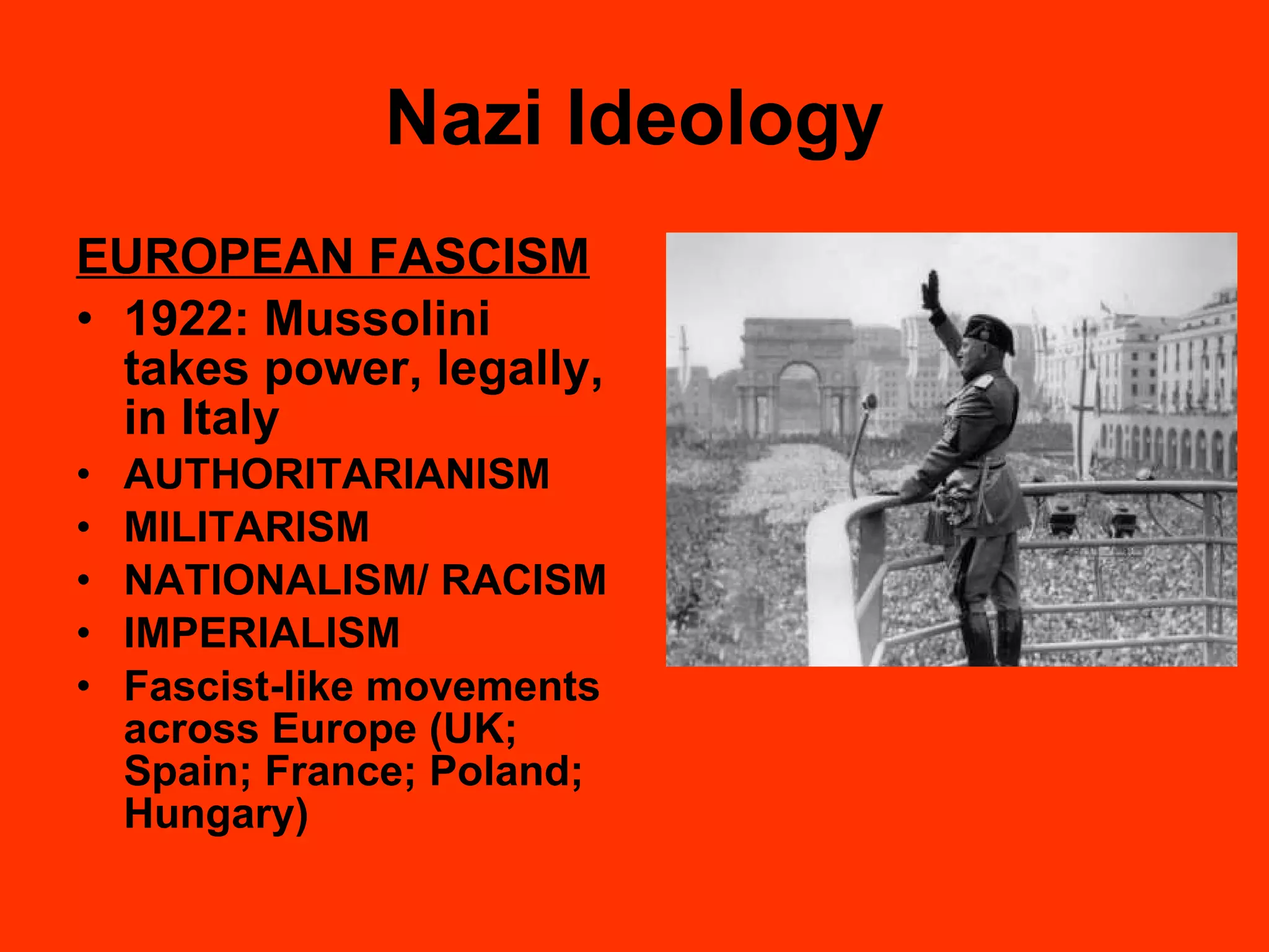 Opkomst van adolf hitler en zijn nazi ideologie | PPT