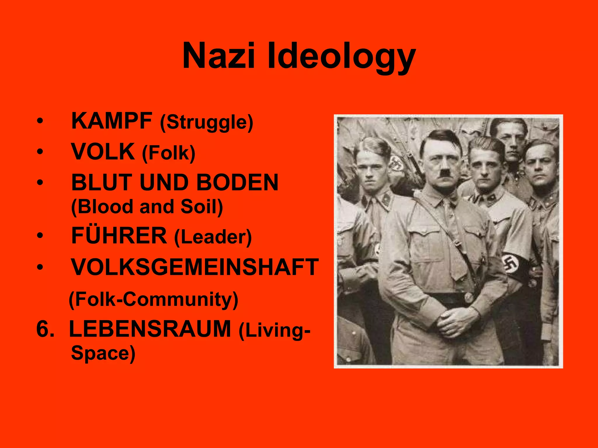 Opkomst van adolf hitler en zijn nazi ideologie | PPT