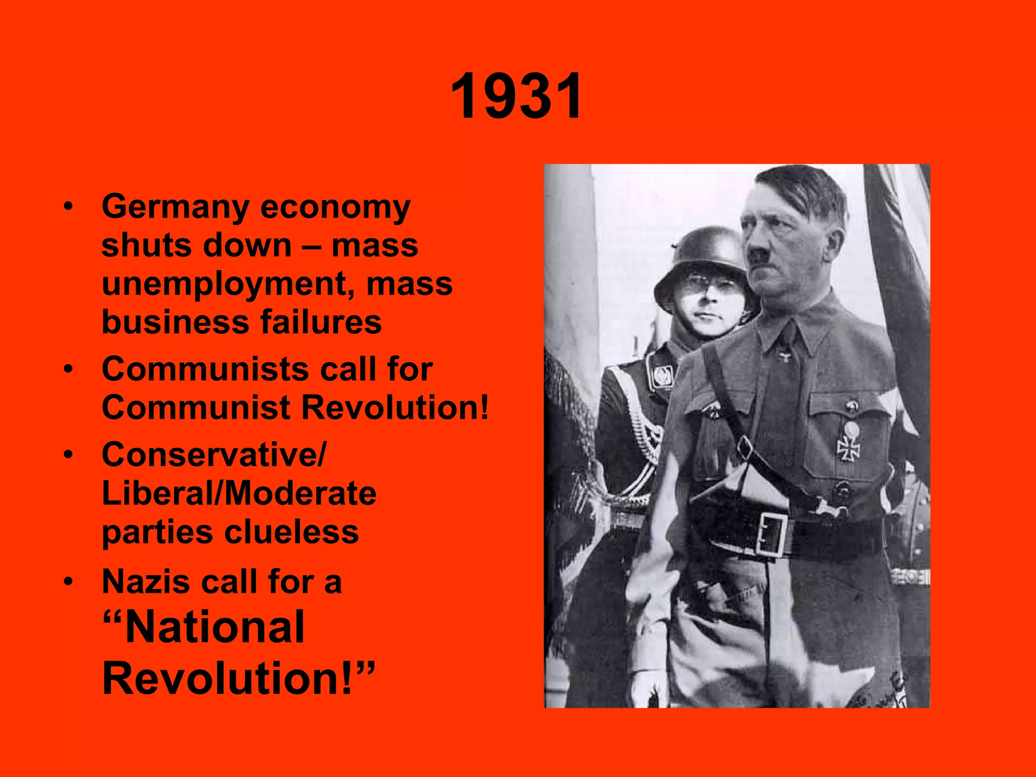 Opkomst van adolf hitler en zijn nazi ideologie | PPT