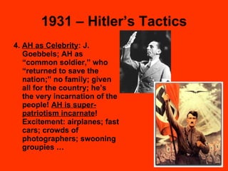 Opkomst van adolf hitler en zijn nazi ideologie | PPT