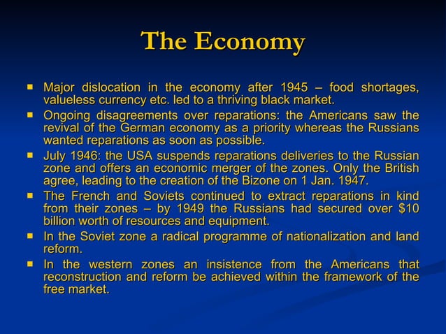 Geschiedenis the cold war division of germany | PPT