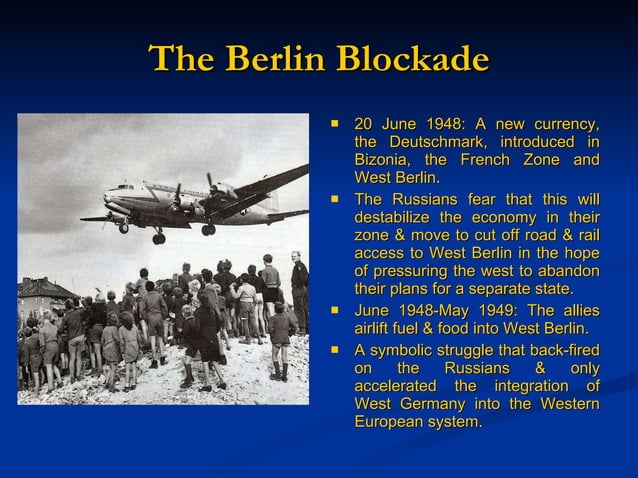 Geschiedenis the cold war division of germany | PPT
